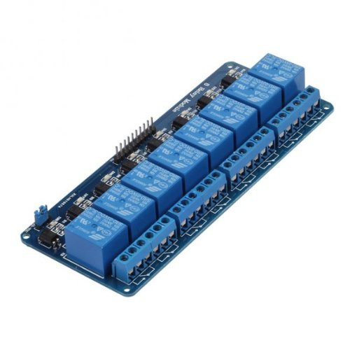 5v Relay Module SunFounder 8-Channel Relay Module - Control High-Power Devices With Arduino ...